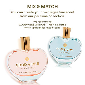 THE HEART COMPANY | Good Vibes in a bottle | Vegan Gourmand Perfume for women | Fruity Women's Eau de Parfum | Sweet Fragrance 75ml - 2.5 fl oz.