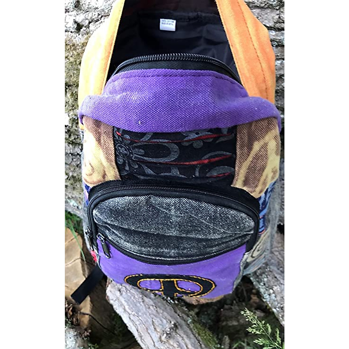 INDIE BOHO HIPPY BACKPACK BAG HIPPIE BEACH PEACE SHOULDER FESTIVAL RUCKSACK RETRO 60'S