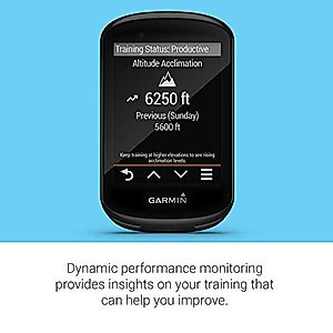 Garmin Edge 830, Performance GPS Cycling/Bike Computer with Mapping, Dynamic Performance Monitoring and Popularity Routing