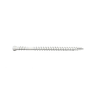 Hard-to-Find Fastener 014973139254 Composite Trim Screws, 8 x 3-Inch, 116-Piece , White