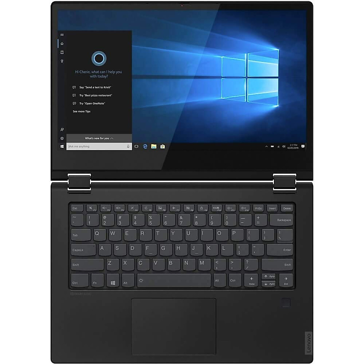 Lenovo Ideapad Flex-14Iml 81XG0000US 14" Touchscreen 2 in 1 Notebook - 1920 X 1080 - Core i5-8 GB RAM - 256 GB SSD - Onyx Black - Windows 10 Home 64-bit - Intel UHD Graphics - in-Plane Switchin