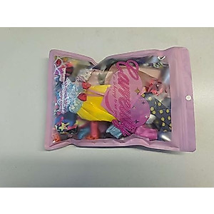 96 PCS Doll Clothes and Accessories for Barbie 11.5 inch Doll 16 Slip Dresses 20 Pair of Shoes 10 Handbags 30 Jewelry Accessories Fashion Outfits Necklace Mirror Earring Crown Hanger in Random