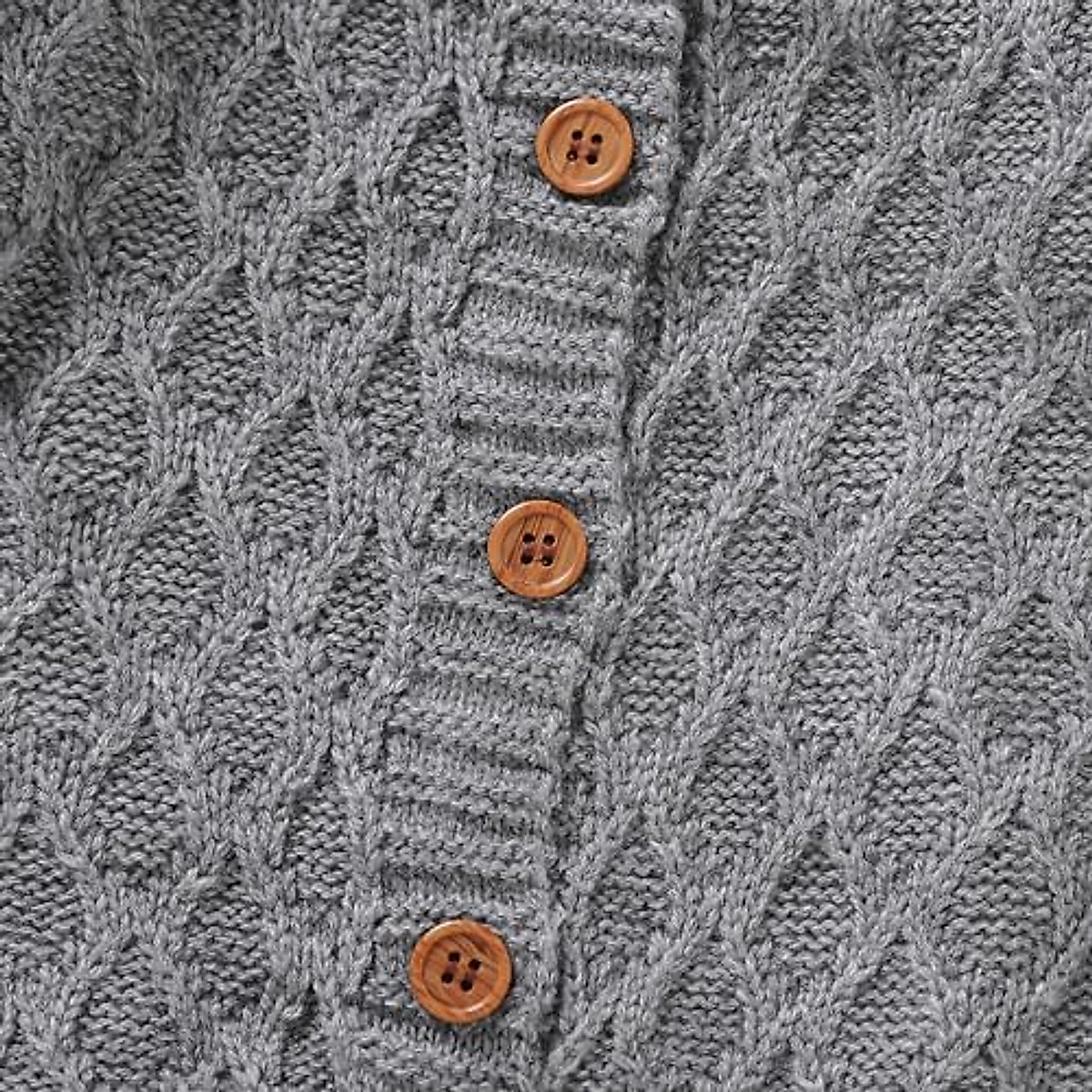 Hadetoto Newborn Baby Sweater Romper Knit Outfits Long Sleeve Jumpsuit with Warm Hat for Infant Boy Girl