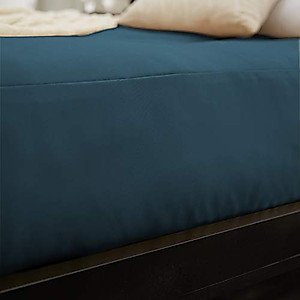 Trupedic Poly Solid Full Futon Mattress, 8-inch, Dusty Blue