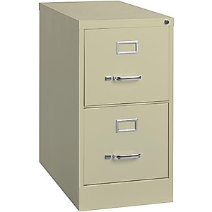 Lorell Fortress File Cabinet, Putty