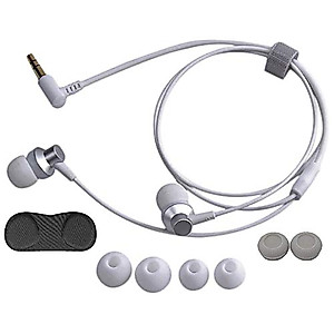 TNE in-Ear Headphones for Meta/Oculus Quest 2 | HiFi Earphones, Lens Dust Cover Pad, Controller Grip Thumbstick Caps for Quest 2 VR Virtual Reality Gaming Headset