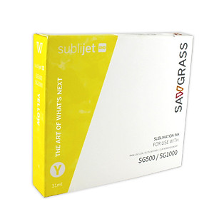 VHOB Sawgrass SubliJet UHD Sublimation Ink for Sawgrass SG500 & SG1000, Yellow Regular Capacity Cartridge 609104 (31ml)