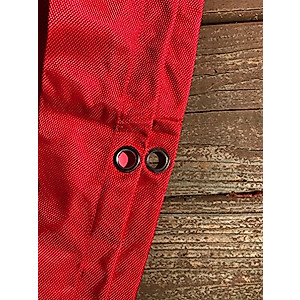 FIREDISC Universal Cover | Protector for Propane Cooker | Heavy Duty Waterproof Cover for Outdoor Cooker | Cover for Grill | Weatherproof Gas Grill Cover | 11.97 x 10.67 x 2.56 inches | Red
