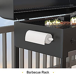 CASUN Magnetic Paper Towel Holder - Multifunctional Paper Towel Bar with Strong Magnetic Backing for Kitchen, Refrigerator,White