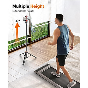 Weilisi Metal Phone Tripod, 67" Tall Tripod for iPhone with 360° Adjustable Stable for iPhone Tripod Stand with Remote, Cell Phone Tripod for Video Recording for All Cellphones