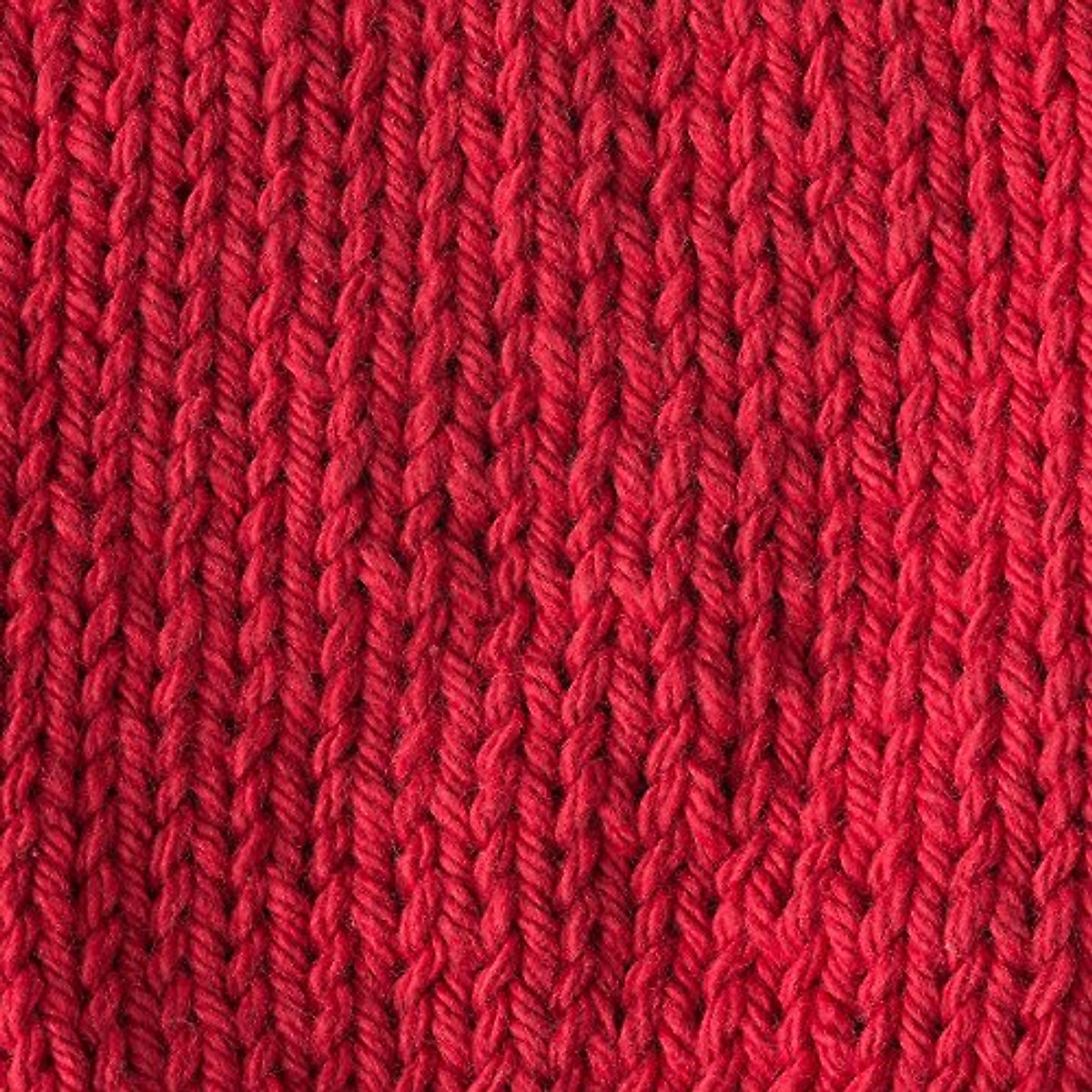 Lily 10201818705 Sugar 'N Cream Super Size Solid Yarn, 4oz, Gauge 4 Medium, 100% Cotton - Red - Machine Wash & Dry,Big Ball