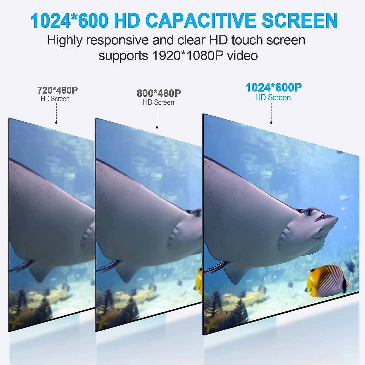 7 Inch Double Din Car Stereo System Compatible with Apple Car Play and Android Auto, Touch Screen Car Radio with Voice Control, Bluetooth 5.2, Subwoofer, A-Link, Backup Camera, FM/AM