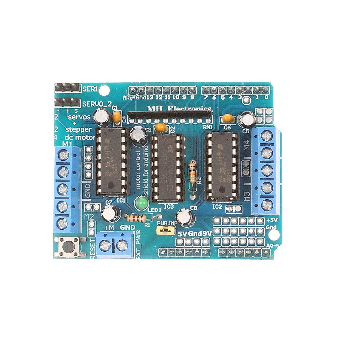 L293D Drive Module Motor Drive Shield Expansion Board Motor Control Board Compatible with Arduino UNO Arduino Mega 2560 Duemilanove Diecimila 2PCS