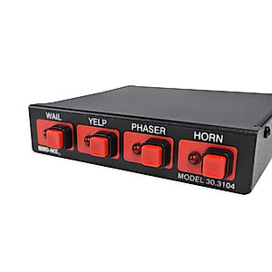 Able 2 / Show-Me 30.3104 Siren Full Feature Dash Mount