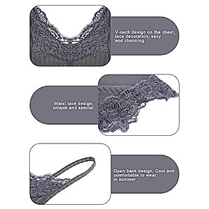 Newcotte 6 Pcs Lace Patchwork Tank Top Y2k Fairy Grunge Lace Ribbed Knitted Crop Top for Girls Women(X-Large,Classic Color)