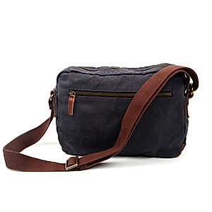 TSD Brand Trail Breeze Canvas Mail Bag (Dark Grey)