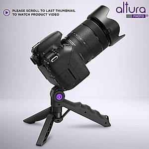 Altura Photo Tripod for DSLR & Mirrorless Cameras - Camera Stabilizer Holder for Canon, Nikon, Sony, Fujifilm, Olympus, Panasonic and More
