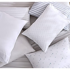Tommy Bahama - Queen Sheets, Cotton Percale Bedding Set, Crisp & Cool, Stylish Home Decor (Cool Zone White, Queen)