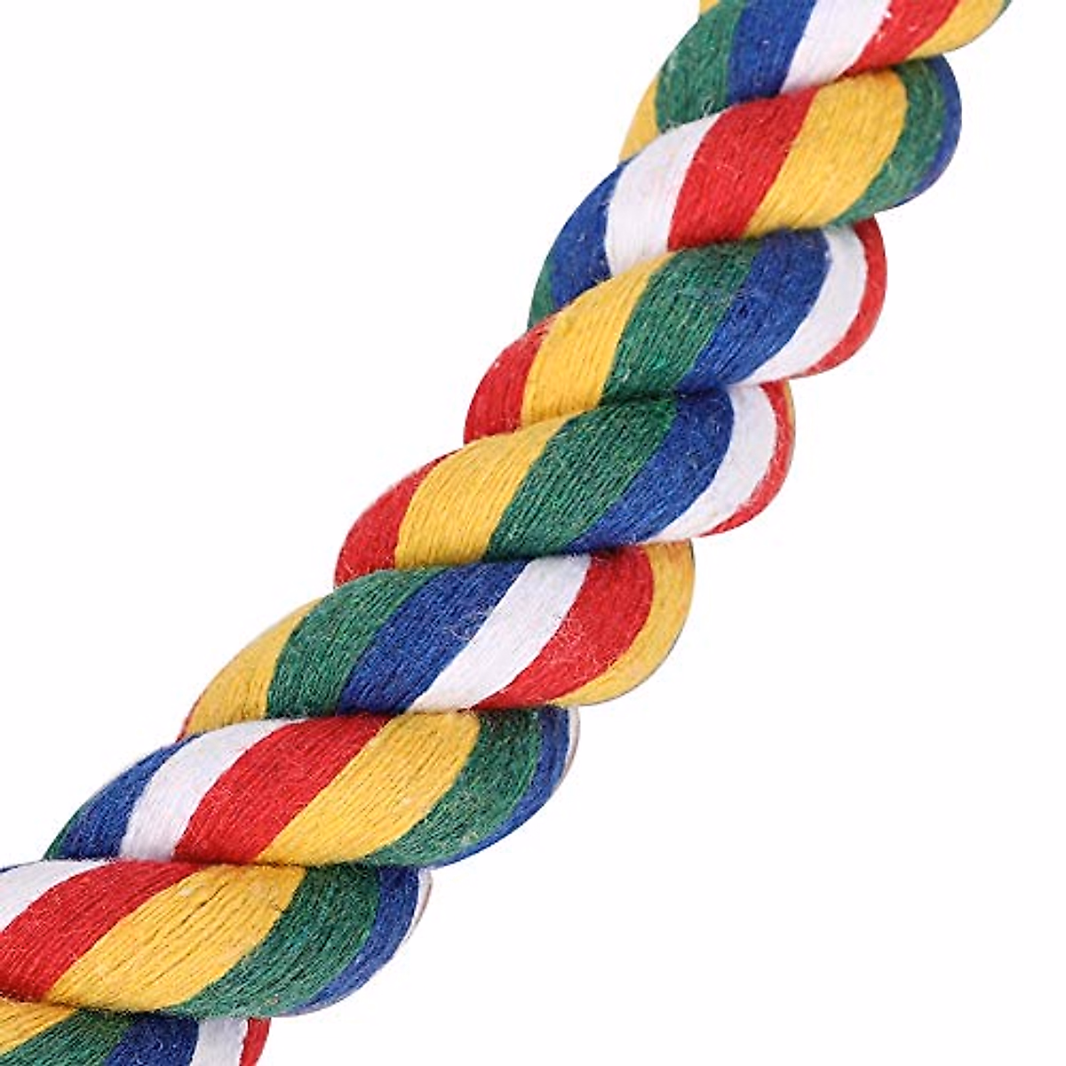 Parrot Rope Perches Parrot Climbing Ropes Parrot Swing Toys Parrot Spiral Standing Toys Parrot Cage Toys (M )