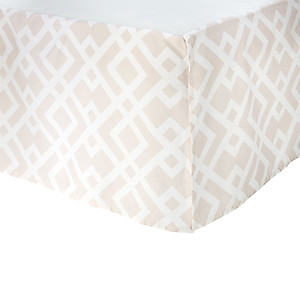 Ivanka Trump Wildflower Collection: 4pc Nursery Bedding Baby Crib Bedding Set - Pink/White/Navy Crib Bedding with Pink Plush Bunny