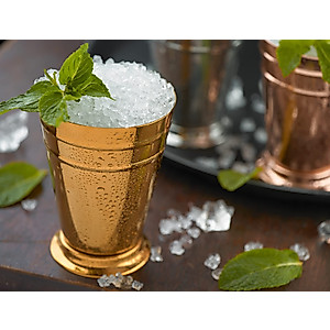 Barfly Deluxe Julep Cup 13.5oz Gold Plated