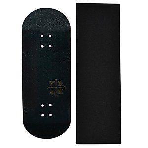 Teak Tuning Prolific Wooden Fingerboard Deck, Black Mamba - 34mm x 97mm - Handmade, Pro Shape & Size - Five Plies Wood Veneer - Includes Prolific Foam Tape