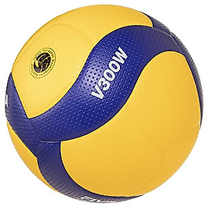 MIKASA V300W Volleyball, Blue, 5