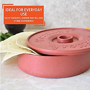 IMUSA 8in Tortilla Warmer, Terracotta