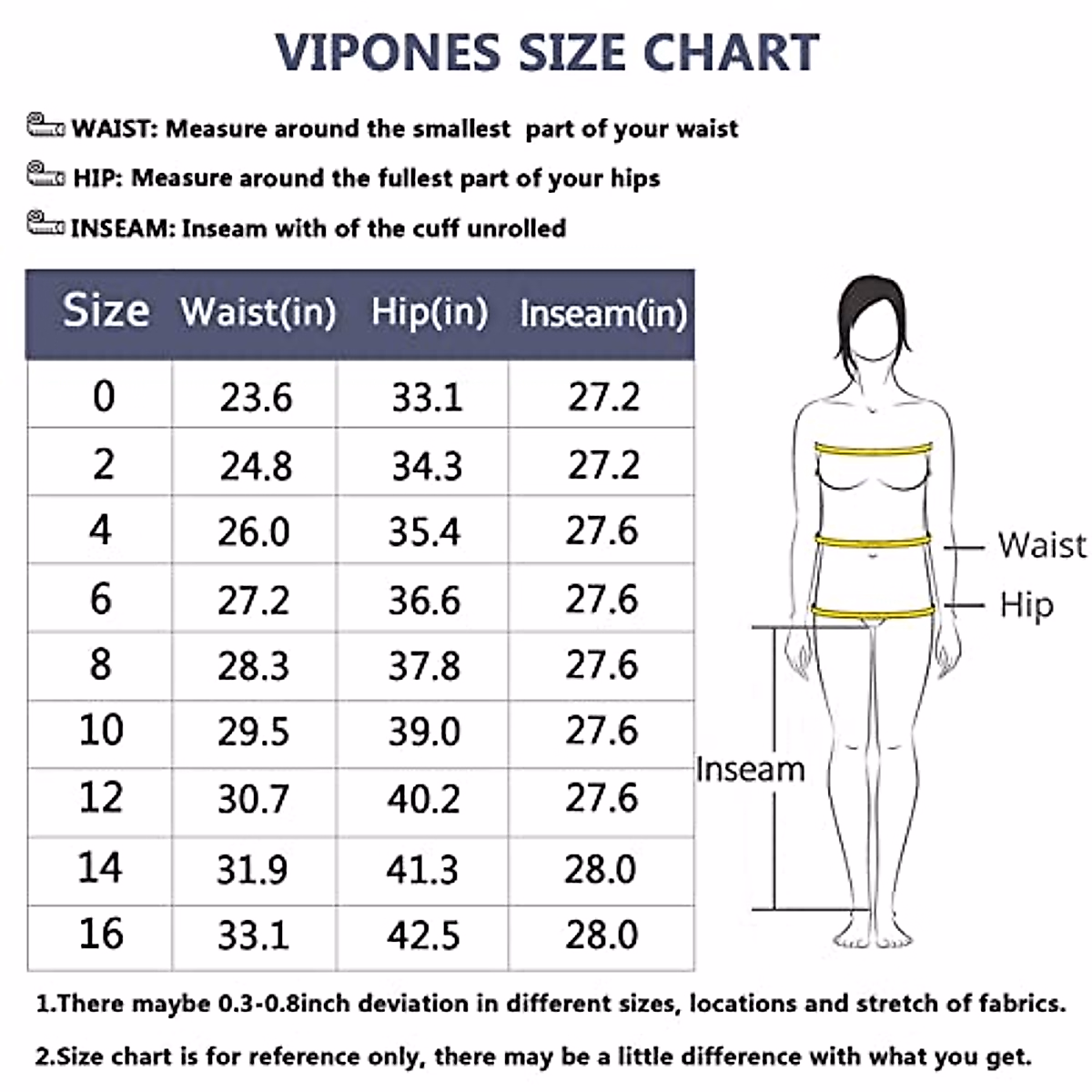 VIPONES Women Classic High Waisted Skinny Stretch Distressed Butt Lifting Jeans Slim Fit Denim Pants (149,12)