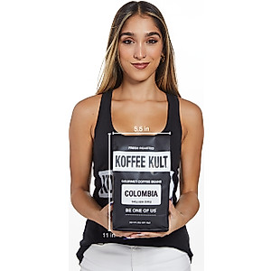 Koffee Kult Colombian Medium Roast Coffee Beans 100% Single Origin Colombia Arabica Whole Bean (Whole Bean, 32oz)