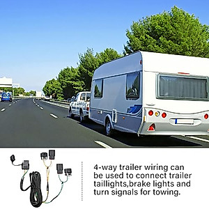 Oyviny Custom 4 Pin 56094 Trailer Wiring Harness for 2010-2017 GMC Terrain/Chevrolet Equinox, Terrain Trailer Hitch Wiring Kit