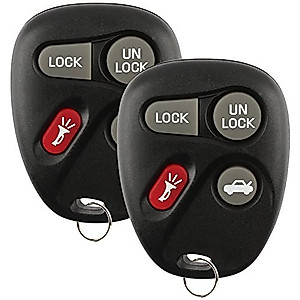 Discount Keyless Replacement Key Fob Car Entry Remote For Buick Century Regal Intrigue Grand Prix 10246215 (2 Pack)