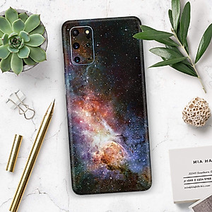DesignSkinz Multicolored Space Explosion Protective Vinyl Decal Wrap Skin Cover Compatible with The Samsung Galaxy S20 (Screen Trim & Back Glass Skin)