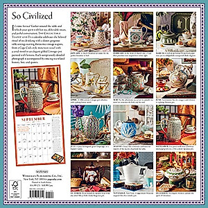 Collectible Teapot & Tea Wall Calendar 2021