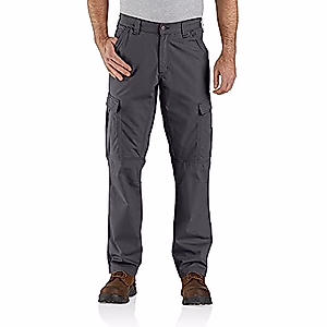 Carhartt mens Force Relaxed Fit Ripstop Cargo Work Utility Pants, Shadow, 38W x 30L US