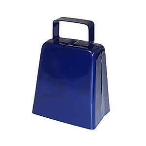 ACI PARTY AND SPIRIT ACCESSORIES 236930 ROYAL BLUE 3" COWBELL Metal Cowbell, Royal Blue