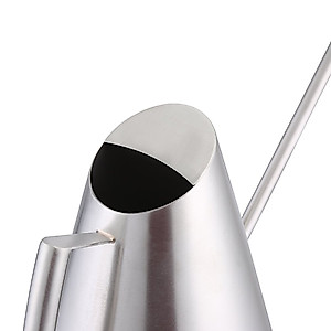 900ml Stainless Steel Long Mouth Watering Can Flower Bonsai Watering Garden Planting Indoor and Outdoor Garden Yard