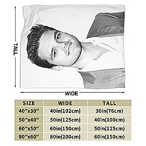 Sebastian Stan Ultra Soft Micro Fleece Blanket All Season Fuzzy Warm Throw Blanket for Sofa Chair Couch Bed