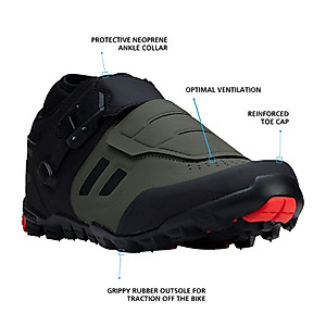 SHIMANO SH-ME702 High-Performance Trail & Enduro Race Shoe, Olive, 11-11.5 Men (EU 46)