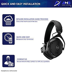 Premium Replacement Crossfade Wireless Ear Pads Cushions Compatible with V-Moda Crossfade 3 Wireless Crossfade M-100 Master Crossfade 2 Wireless Crossfade Wireless Crossfade M-100 Crossfade LP2 / LP