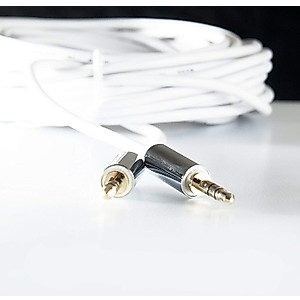 Omnihil 30 Feet Auxillary AUX Cable Compatible with Sharper Image Bose Wave SoundTouch Music System IV