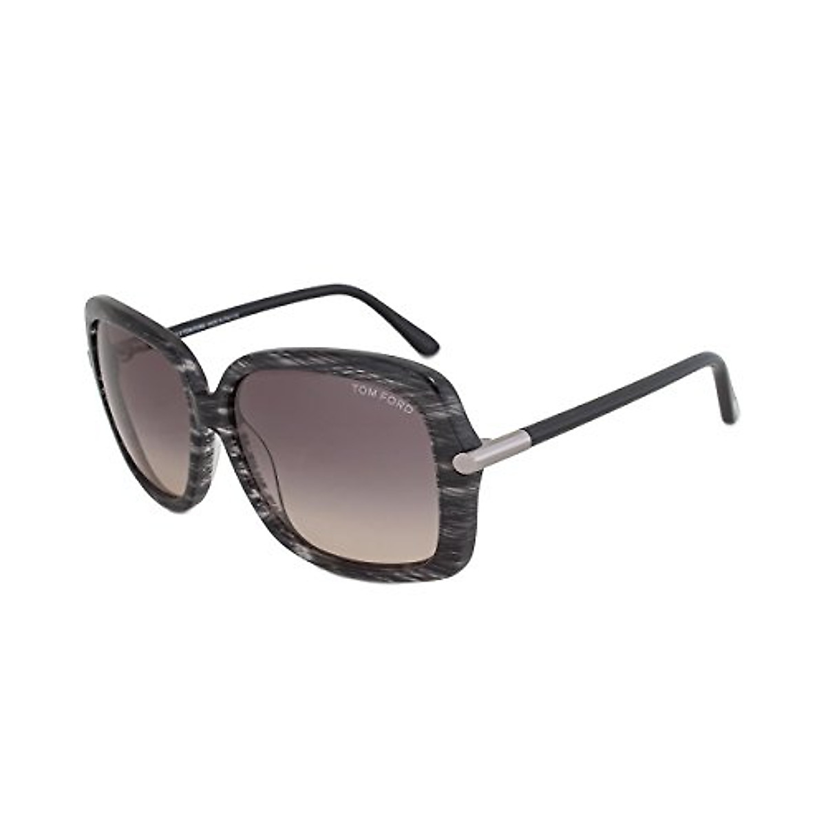 Tom Ford Square FT0323 Paloma Sunglasses TF323 (Gray Gradient, 05B Black/Gray)