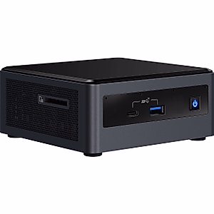 Intel NUC 10i3-TALL Home & Business Mini Desktop Black (Intel i3-10110U 2-Core, Intel UHD, WiFi, Bluetooth, 2xUSB 3.2, 1xHDMI, SD Card, No OS) Barebone Unit with Hub