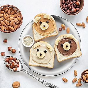 HaWare 6-Piece 18/8 Stainless Steel Plates, Metal 304 Dinner Dishes for Kids Toddlers Children, 10 Inches Feeding Serving Camping Plates, Reusable and Dishwasher Safe