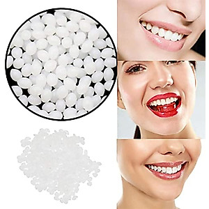 Decorative Denture Cup with For And Solid Tooth Make Glue Denture Teeth (30g) FalseTeeth Temporary Adhesive Confidently Tooth Missing Teeth Gaps Kit Denture Clip on Braces for Looks