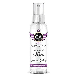 CA Perfume Impression of Black Saffron For Women & Men Replica Version Fragrance Dupes Concentrated Long Lasting Eau de Parfum Spray Refillable Atomizer Bottle2 Fl Oz/60ml-X1