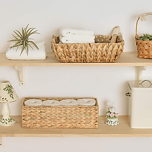 StorageWorks Water Hyacinth Storage Baskets