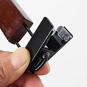 Wooden Pants Hangers Non Slip Grip Clips 360° Swivel Hook Solid Wood (13 inch) TPAG102910