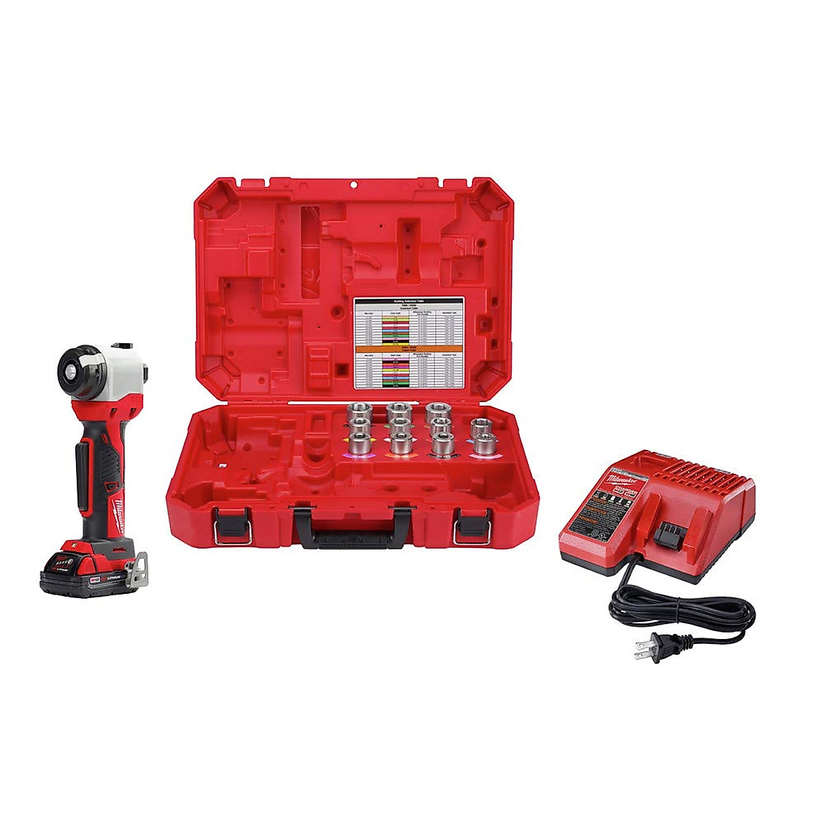 Milwaukee 2935CU-21 M18 Cordless Lithium-Ion Cable Stripper Kit for Copper THHN/XHHW (1.5 Ah)