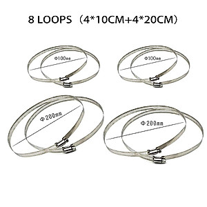 Ahn'Qiraj 2Pcs Universal Vertical Pole Mount Bracket Mount Camera Adapter for CCTV Security Camera Ptz Dome Vertical Pole Wall Mounting Bracket with 8 Loops